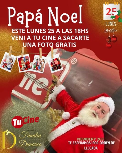 Papá Noel llega a Junín de la mano de Tu Cine - Diario Junin